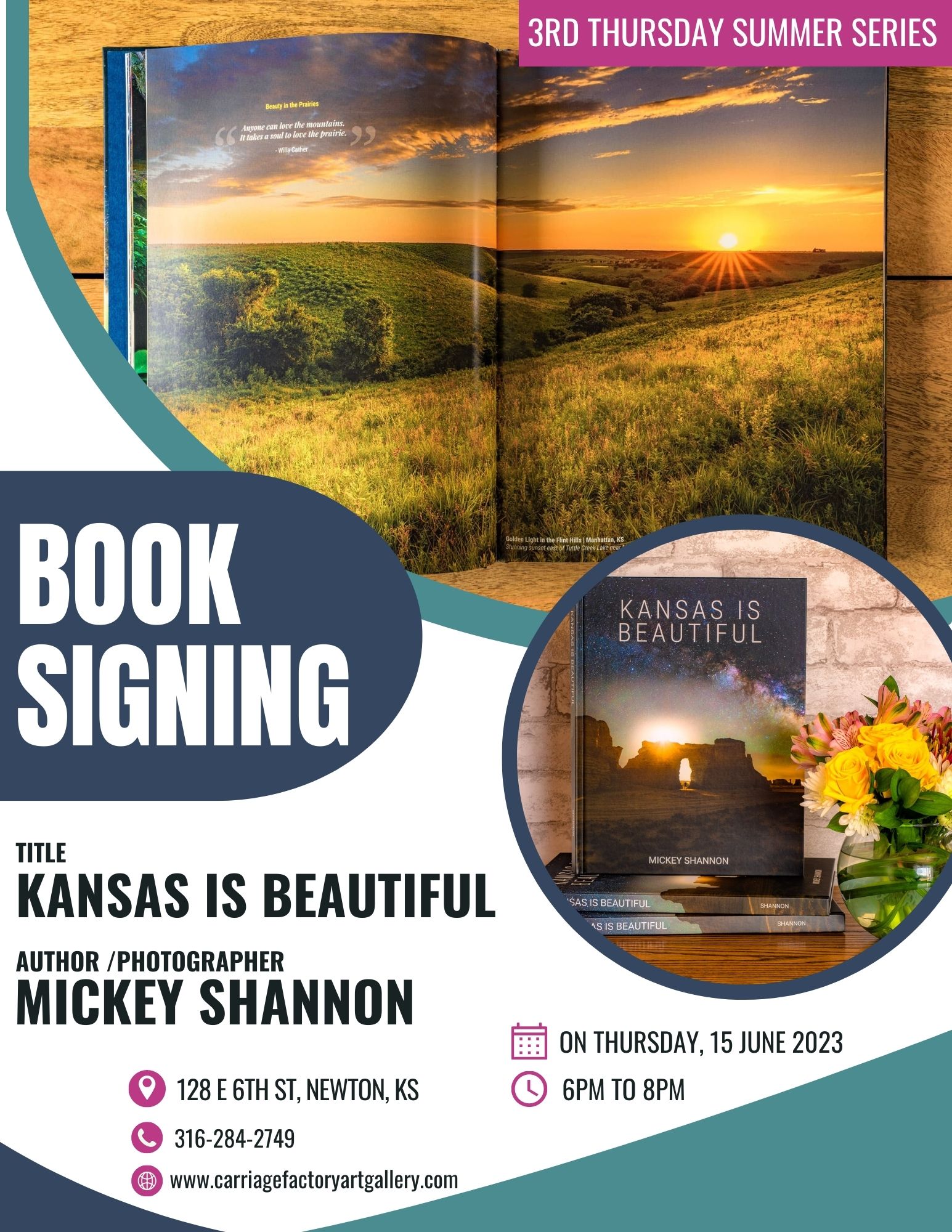3rd Thursday Summer Series "Kansas is Beautiful" Book Signing ...