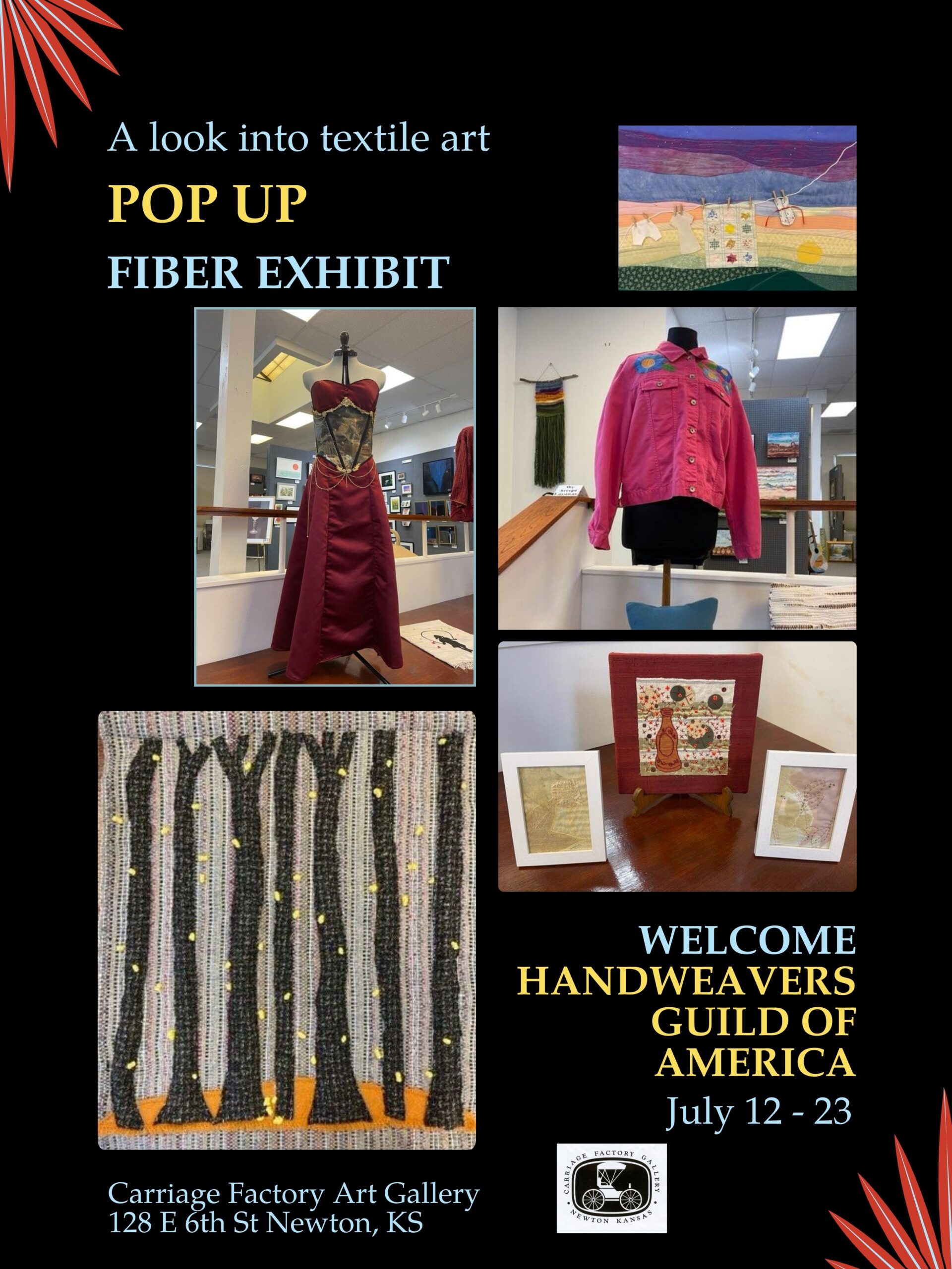A Look Into Textile Art - A Pop Up Fiber Exhibit - Carriage Factory Art ...