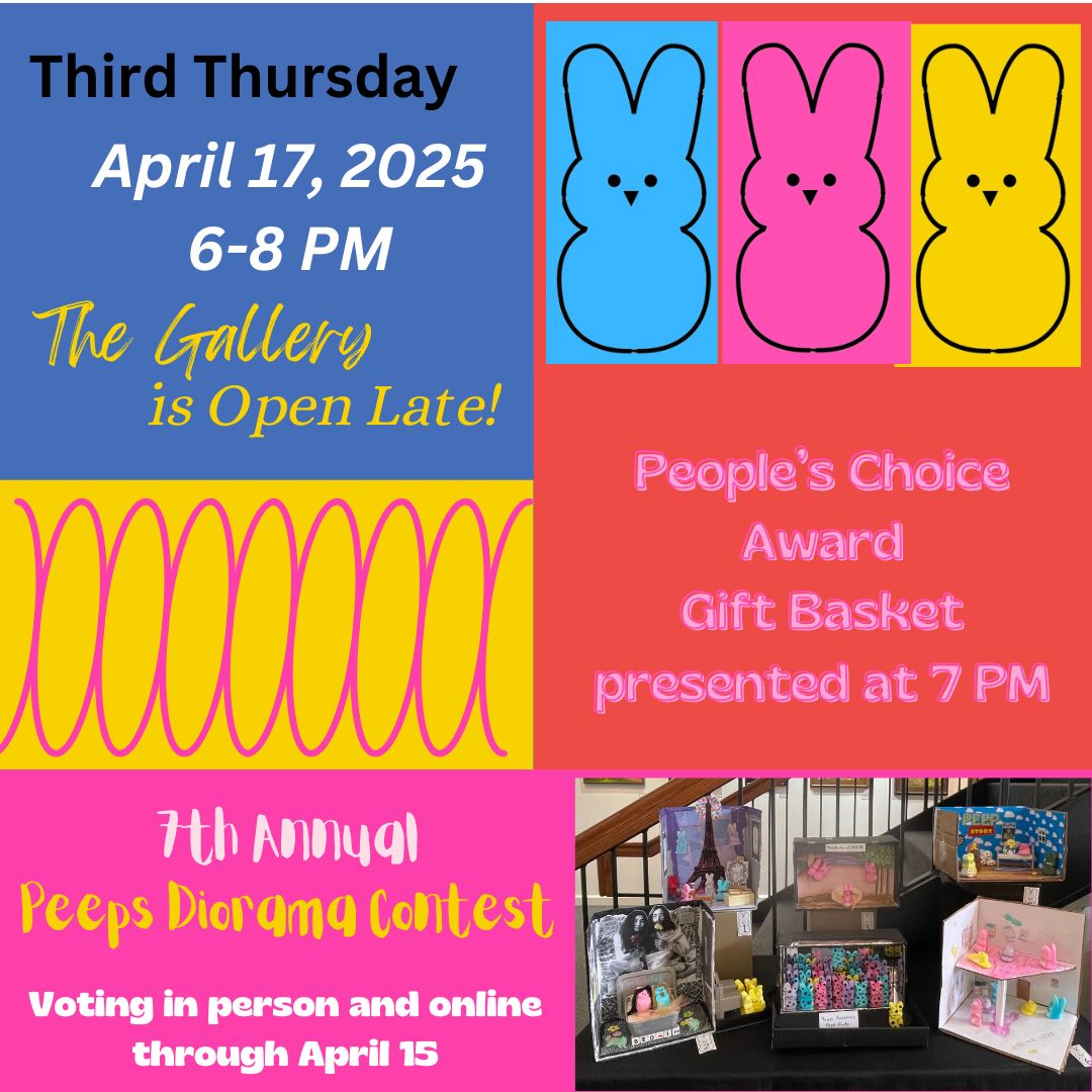 Third Thursday - Thursday, April 17 - Peeps Awards! - Carriage Factory ...