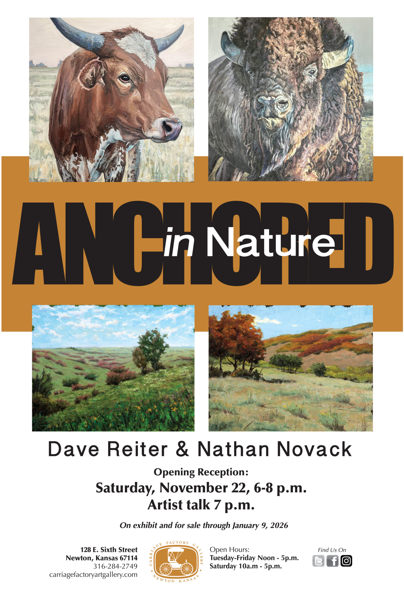 Anchored in Nature Art Exhibit - Carriage Factory Art Gallery